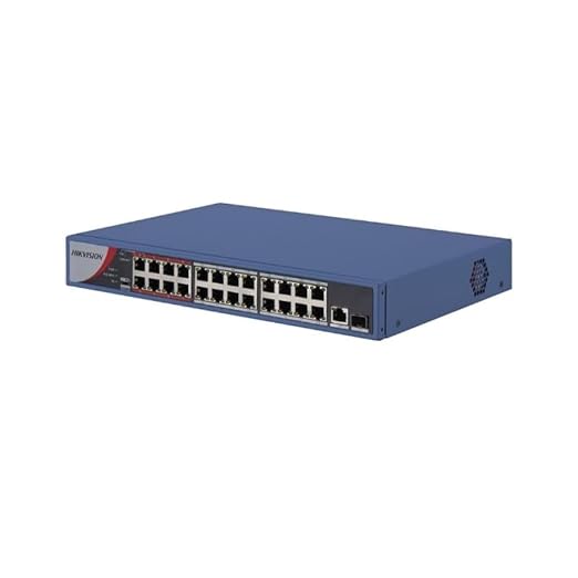 HIKVISION 24 Port Fast Ethernet Unmanaged POE Switch DS-3E0326P-E/M ...